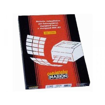 ETICHETTE A4 210X99 100FF MARKIN | Pianeta Cancelleria